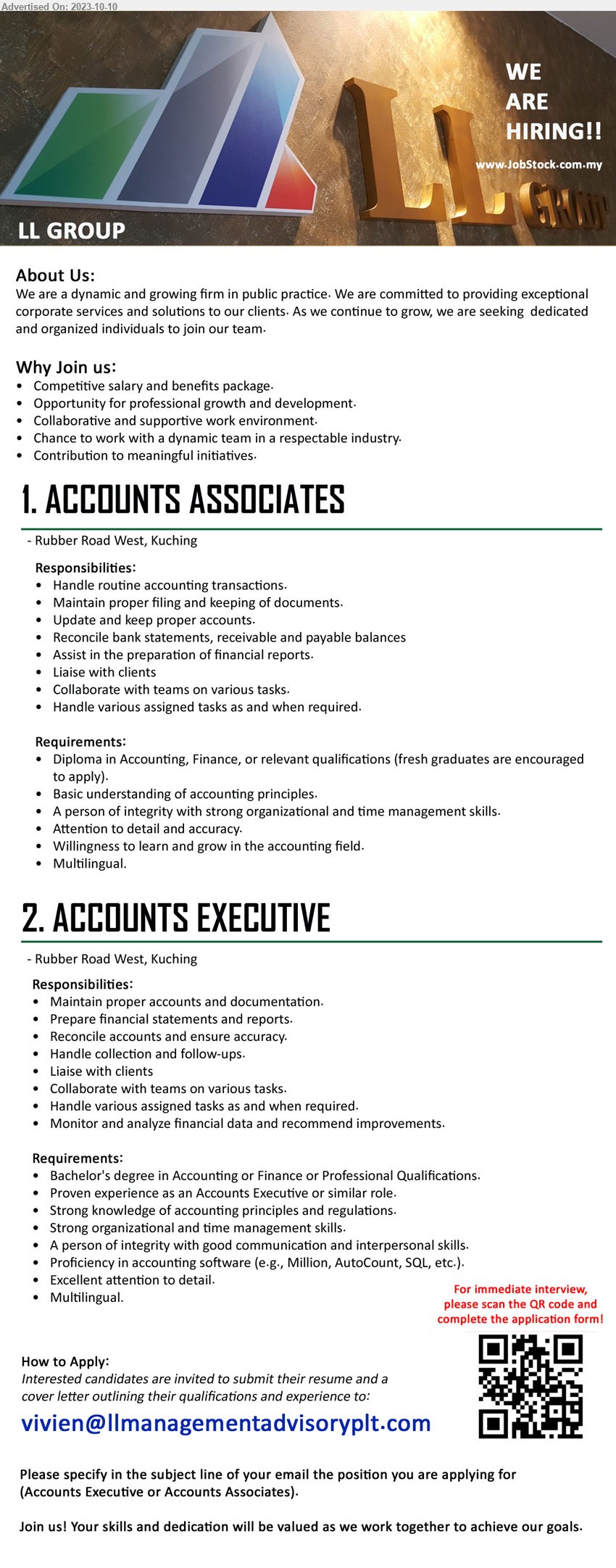 Advertisement Detail - LL GROUP