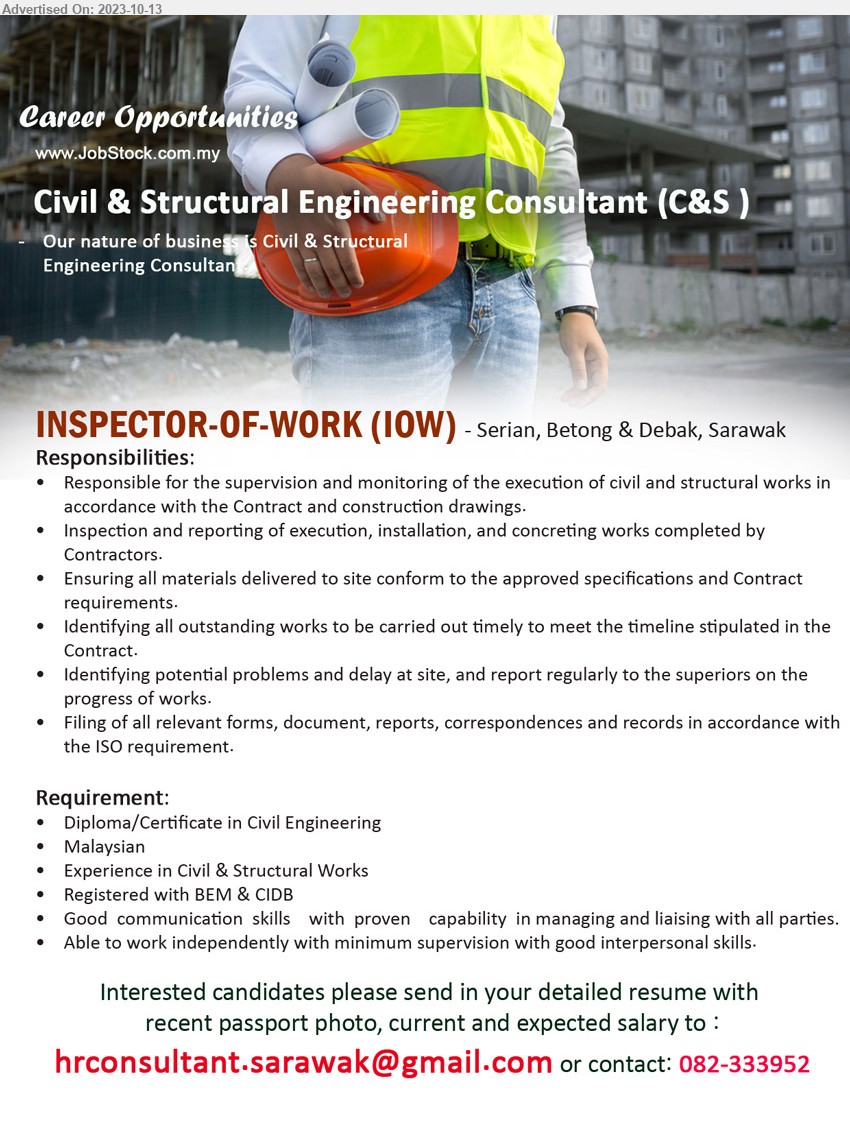 Advertisement Detail - ADVERTISER (Civil & Structural Engineering ...