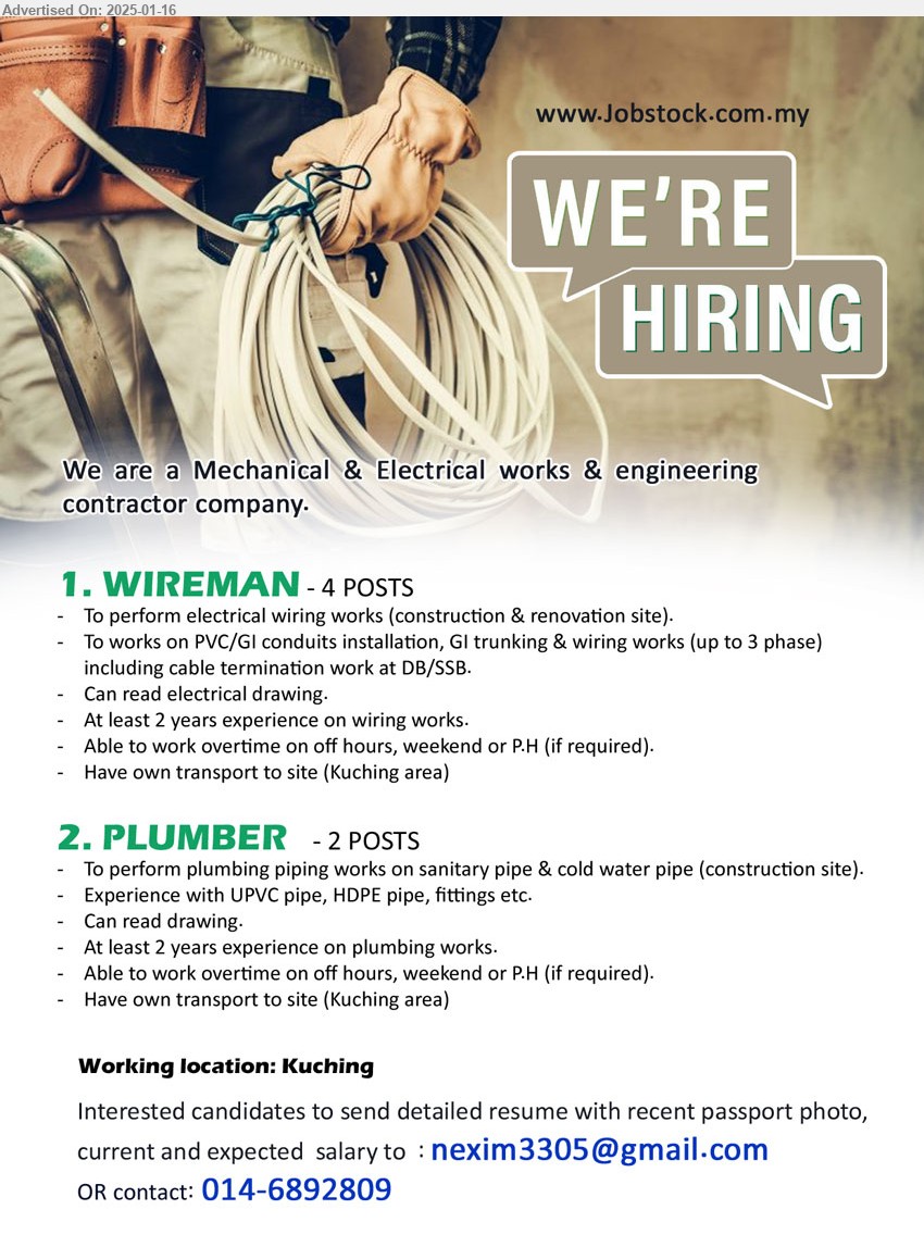 NEXIMPACT M&E SDN BHD - WIREMAN